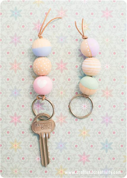 30 Creative DIY Keychain Ideas You Can Make Easily ⋆ Bright Stuffs