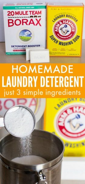 21 Easy And Homemade Natural Laundry Detergent Recipes ⋆ Bright Stuffs