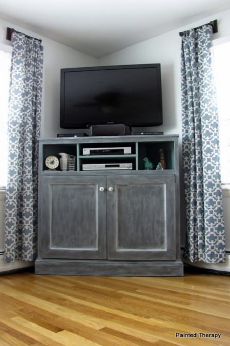 32 DIY Corner TV Stand Ideas | DIY TV Shelf