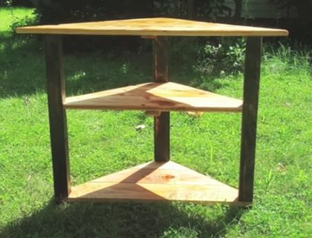 27 DIY Corner TV Stand Ideas | DIY TV Shelf ⋆ Bright Stuffs