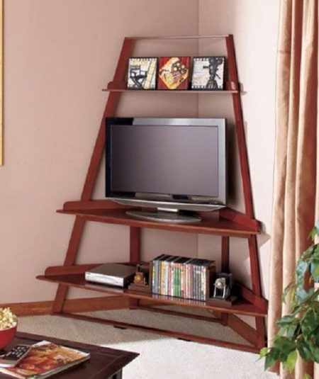 27 DIY Corner TV Stand Ideas | DIY TV Shelf ⋆ Bright Stuffs