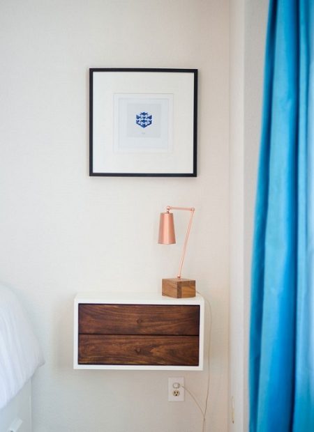 25 Modern DIY Floating Nightstand Ideas ⋆ Bright Stuffs