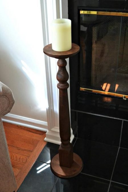 24 DIY Tall Candle Holders To Beautify Your Home ⋆ Bright Stuffs