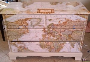 31 DIY World Map Decoration Ideas ⋆ Bright Stuffs
