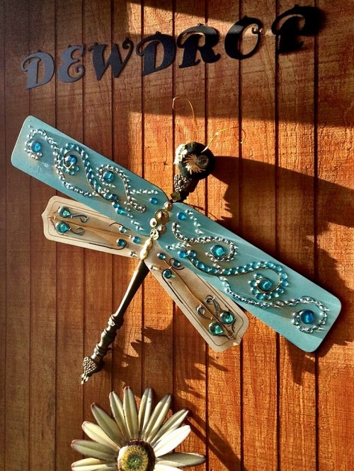 15 DIY Dragonfly with Fan Blades | Dragonfly Fan Blades For Garden ⋆ ...