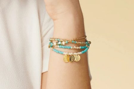 20 Cute DIY Heishi Bead Bracelet Ideas ⋆ Bright Stuffs