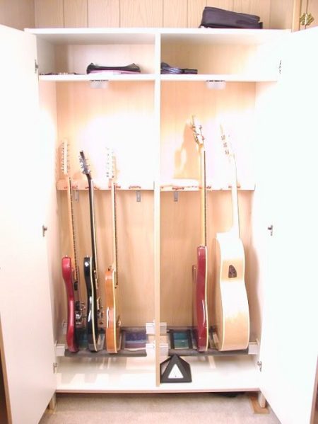 15 Guitar Storage Ideas | Guitar Organizers ⋆ Bright Stuffs
