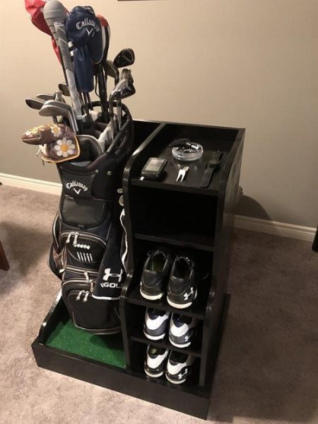 12 Creative Golf Club Storage Ideas ⋆ Bright Stuffs