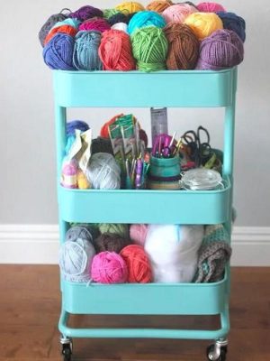 22 Creative Yarn Organization Ideas | Yarn Storage Ideas ⋆ Bright Stuffs