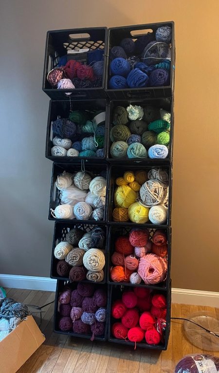 22 Creative Yarn Organization Ideas | Yarn Storage Ideas ⋆ Bright Stuffs
