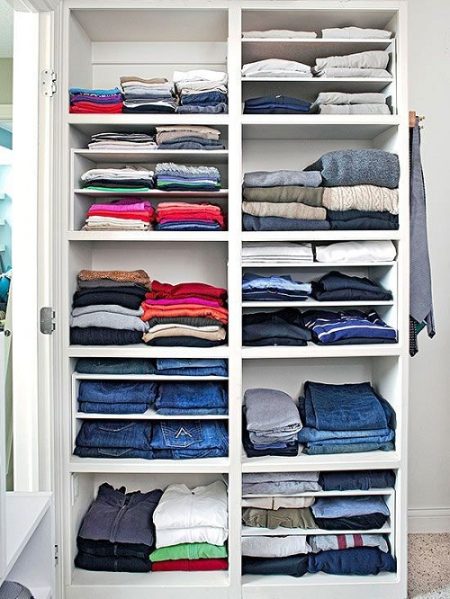 14 Clever Storage Ideas for T Shirts ⋆ Bright Stuffs