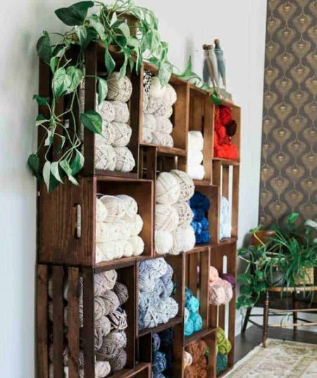 22 Creative Yarn Organization Ideas | Yarn Storage Ideas ⋆ Bright Stuffs