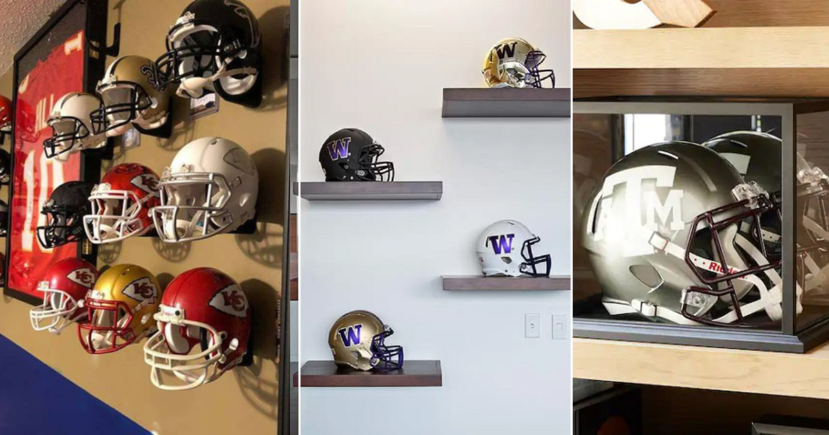 9 Best Football Helmet Display Ideas ⋆ Bright Stuffs