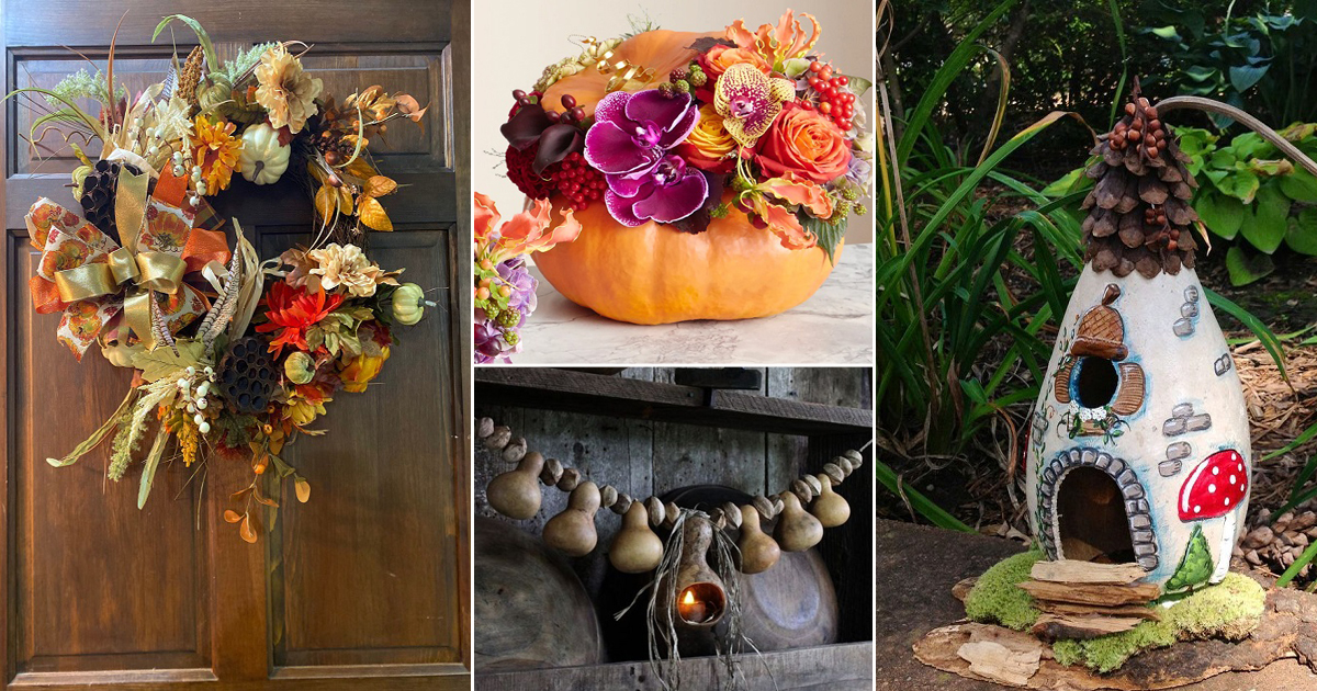 13 Eye-Catching Gourd Decor Ideas ⋆ Bright Stuffs