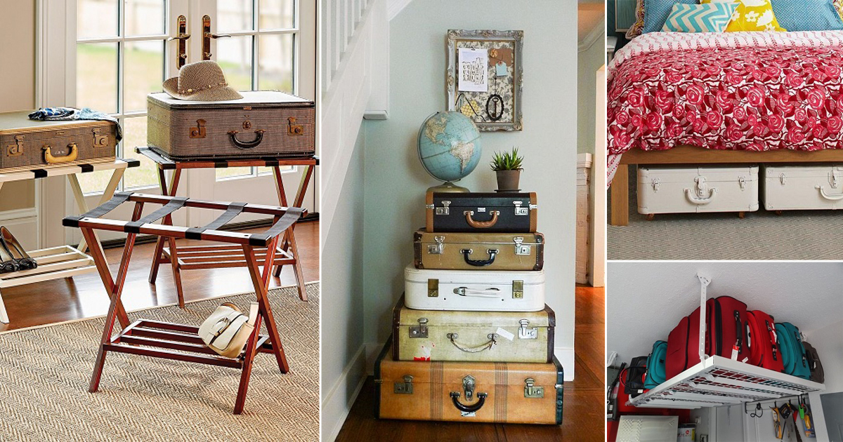 10 Clever Suitcase Storage Ideas ⋆ Bright Stuffs
