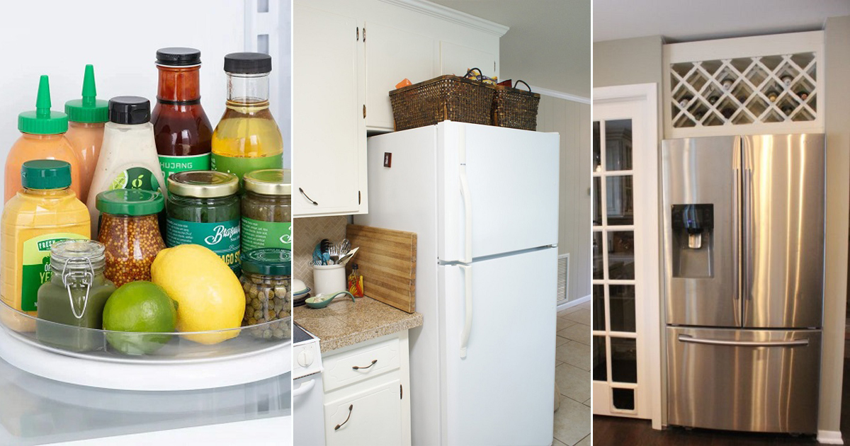 8 Above Refrigerator Storage Ideas ⋆ Bright Stuffs