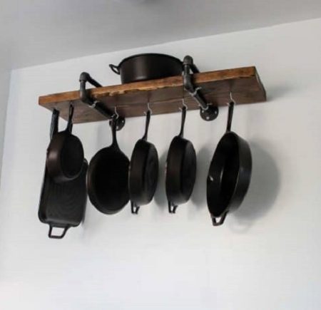 10 Best Cast Iron Pan Storage Ideas ⋆ Bright Stuffs