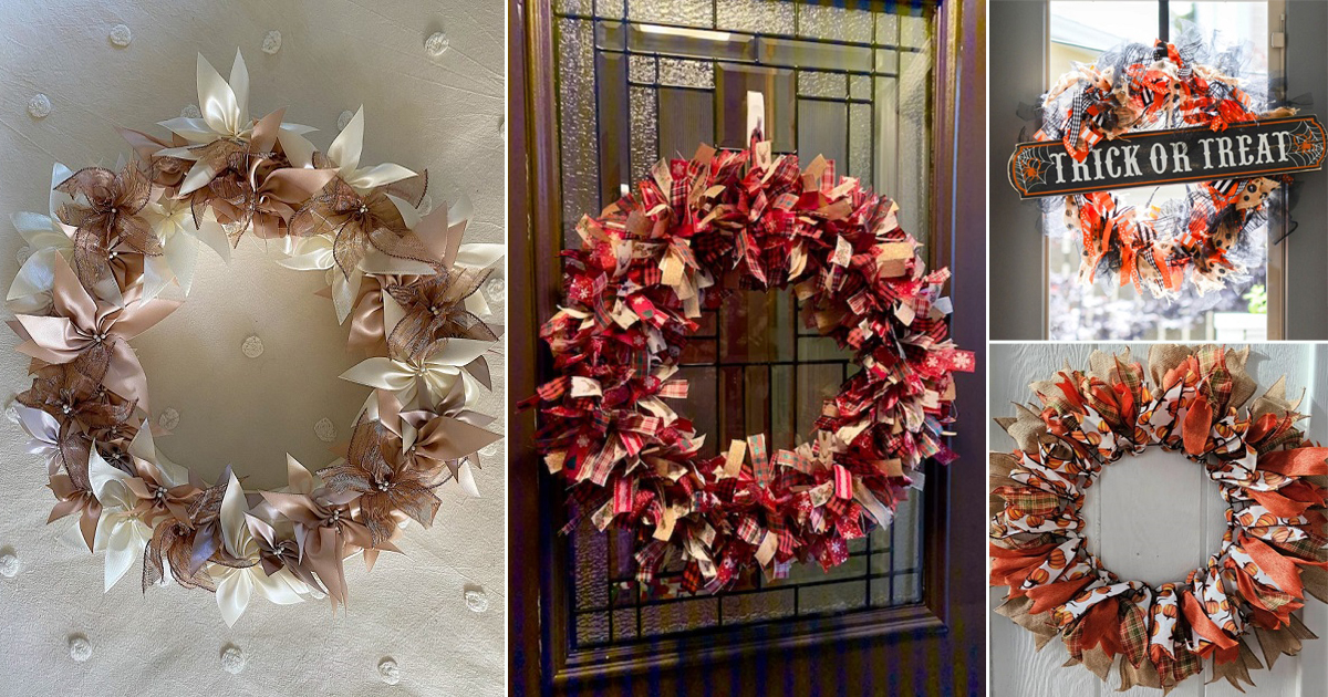 10 Awesome DIY Ribbon Wreath Ideas ⋆ Bright Stuffs
