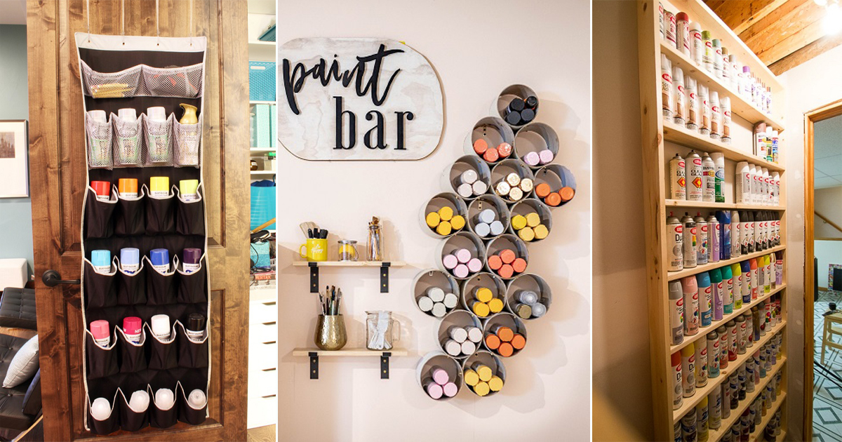 10 Spray Paint Storage Ideas ⋆ Bright Stuffs