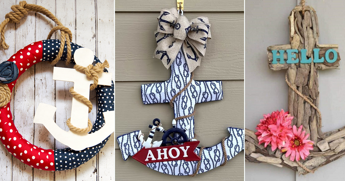 8 Best DIY Anchor Wreath Ideas ⋆ Bright Stuffs