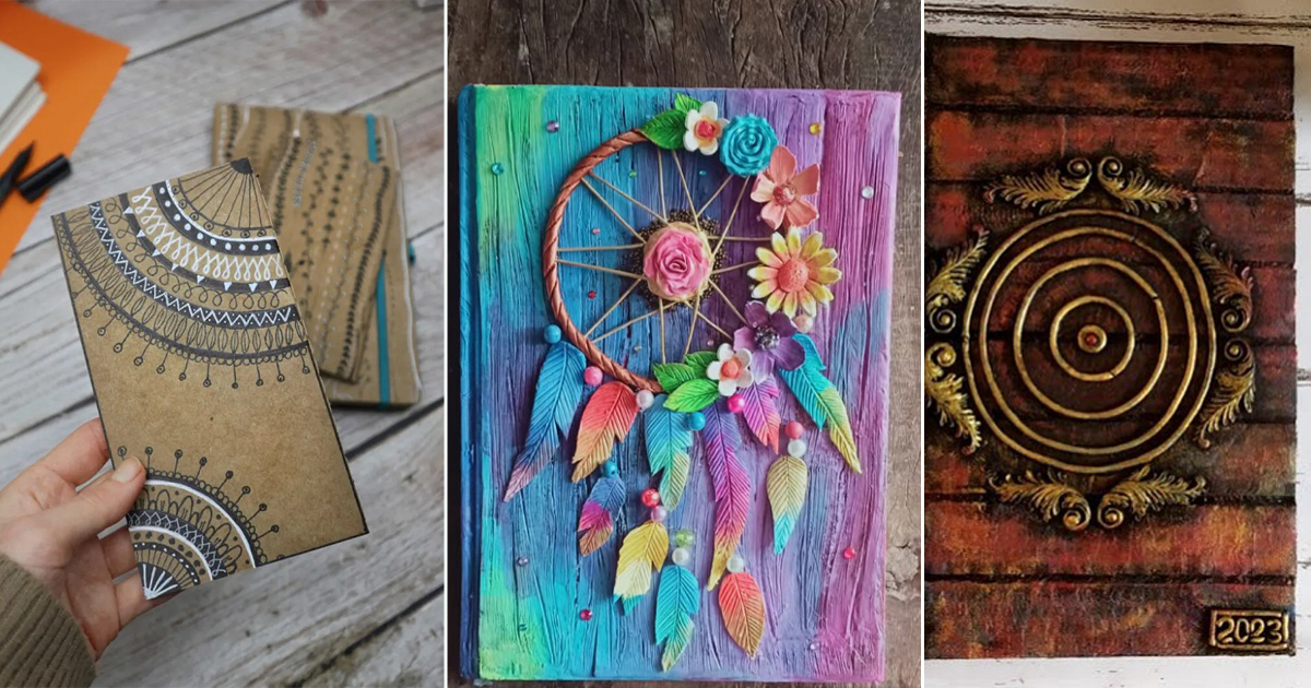 6 DIY Diary Cover Ideas That You'll Love ⋆ Bright Stuffs