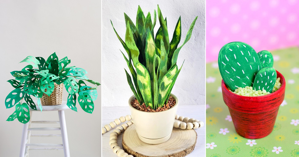 8 DIY Faux Plant Ideas ⋆ Bright Stuffs