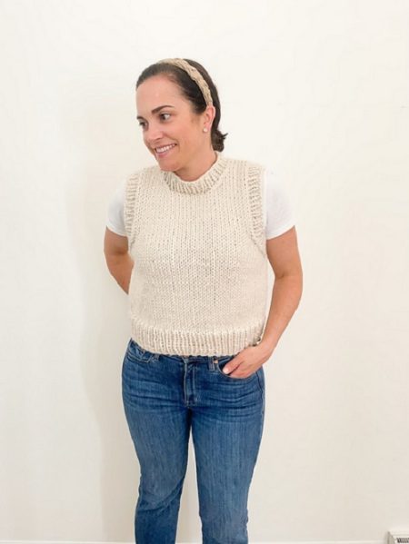 10 Free Knit Vest Patterns For Beginners ⋆ Bright Stuffs