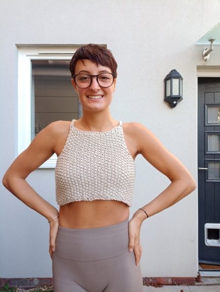 10 Free Crop Top Knitting Patterns ⋆ Bright Stuffs