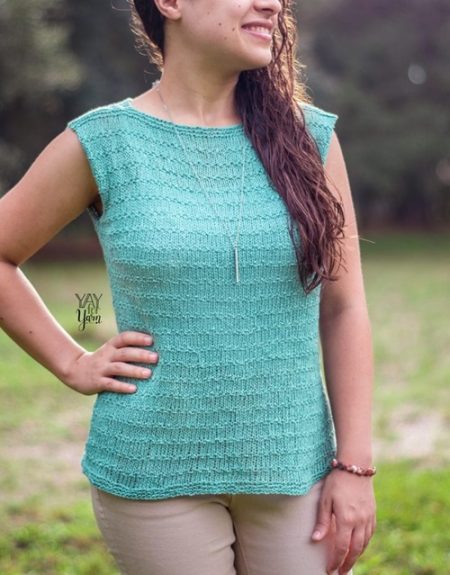 15 Summer Top Free Knitting Patterns ⋆ Bright Stuffs