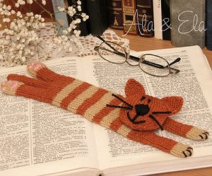 10 Free Bookmark Knitting Patterns ⋆ Bright Stuffs