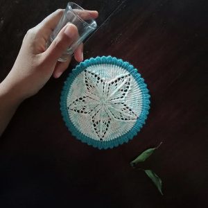 11 Coasters Free Knitting Patterns ⋆ Bright Stuffs