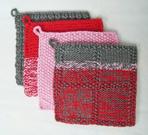9 Potholders Free Knitting Patterns ⋆ Bright Stuffs