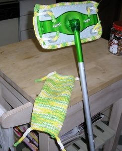 7 Reusable Swiffer Cover Free Knitting Patterns ⋆ Bright Stuffs