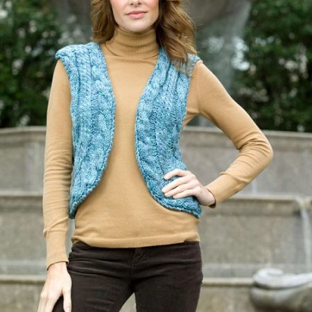 10 Vest Free Knitting Patterns ⋆ Bright Stuffs