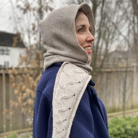 11 Knitted Hooded Scarf Free Patterns ⋆ Bright Stuffs