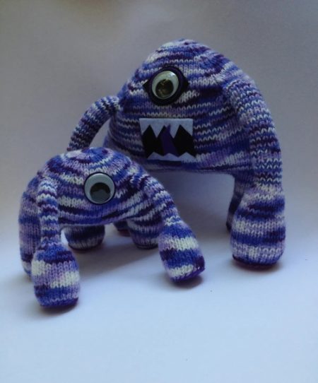 14 Monsters Free Knitting Patterns ⋆ Bright Stuffs