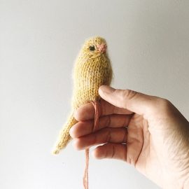 18 Knitted Birds Free Patterns ⋆ Bright Stuffs