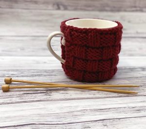 15 Knitted Mug Cozy Free Patterns ⋆ Bright Stuffs