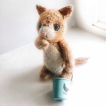 12 Knitted Kittens Free Patterns ⋆ Bright Stuffs