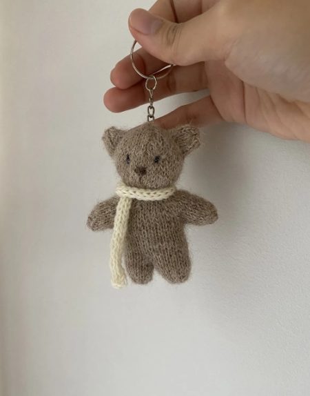 7 Knitted Mini Teddy bear free patterns ⋆ Bright Stuffs