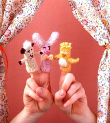 12 Knitted Animal Finger Puppets Free Patterns ⋆ Bright Stuffs