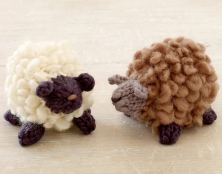 8 Knitted Mini Sheep Patterns ⋆ Bright Stuffs