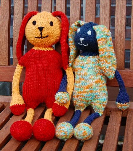 13 Free Rabbit Knitting Patterns ⋆ Bright Stuffs