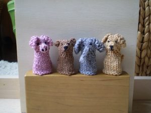 12 Knitted Animal Finger Puppets Free Patterns ⋆ Bright Stuffs