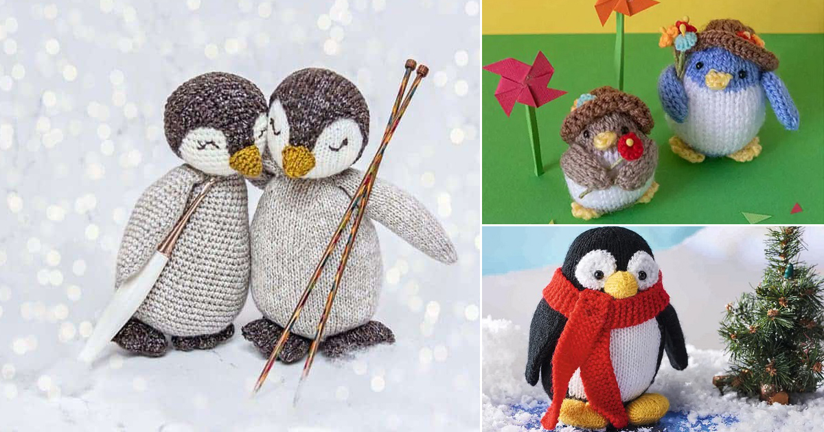 10 Knitted Penguins Free Patterns ⋆ Bright Stuffs