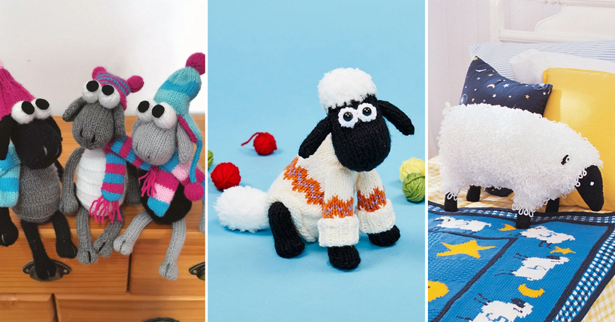 8 Knitted Sheep Free Patterns ⋆ Bright Stuffs