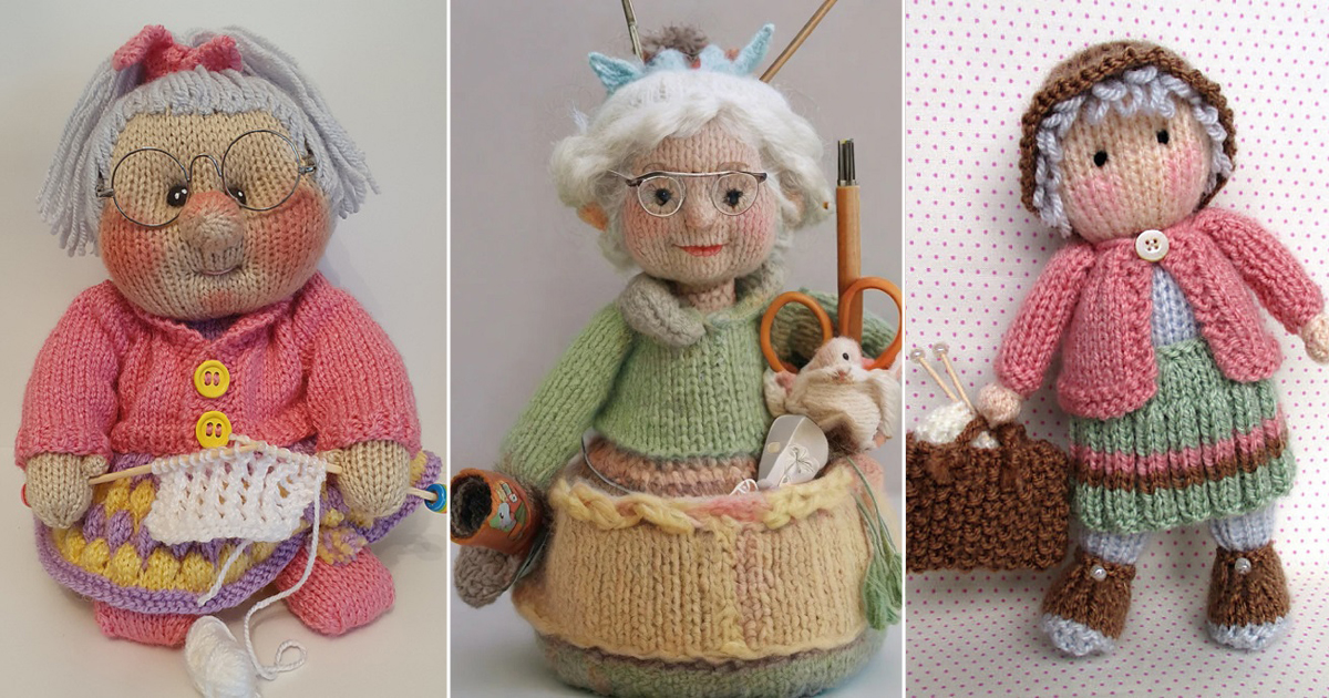 6 Paid Knitted Nana Patterns ⋆ Bright Stuffs