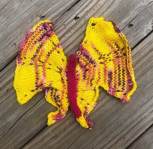 11 Cute Knitted Butterflies Free Patterns ⋆ Bright Stuffs