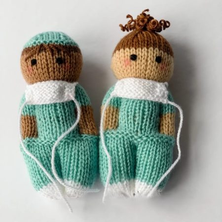 8 Cute Knitted Mini Dolls Free Patterns ⋆ Bright Stuffs