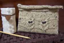 10 Knitted Book Cover Free Patterns ⋆ Bright Stuffs